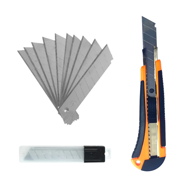 Anti-Cutter High-Carbon Steel Spare Blade, 9mm (Pack of 10) | Daraz.com.bd