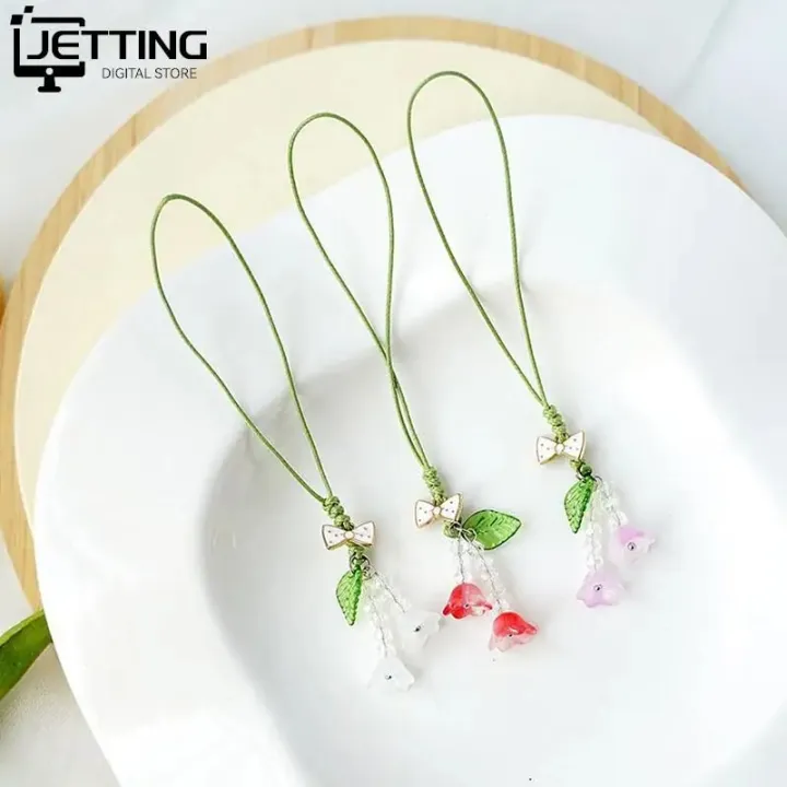 1pc Cute Flowers Strap Lanyards Charms For IPhone/Samsung/Huawei Mobile ...