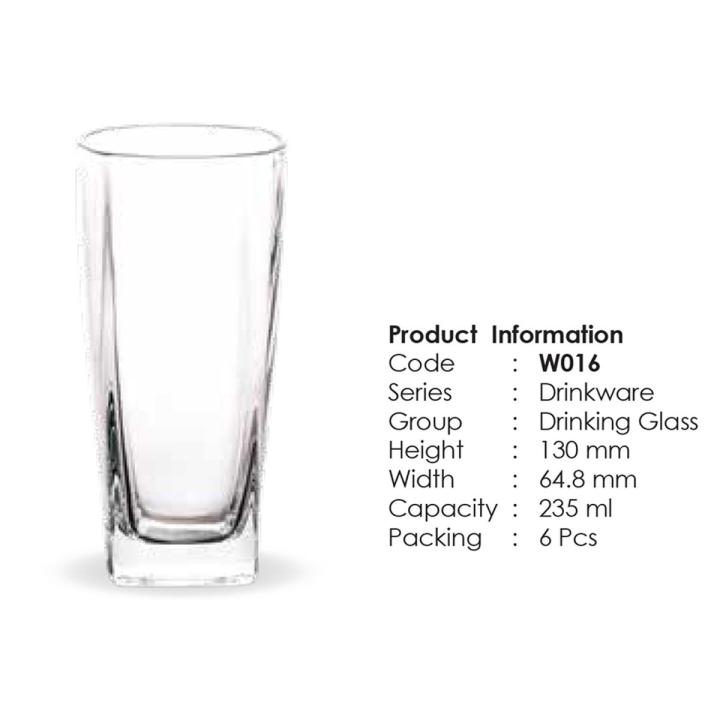 Crystal Clear Juice/Drinking Glass Set (6 Pieces) OLiLA W016 - glass | Daraz.com.bd
