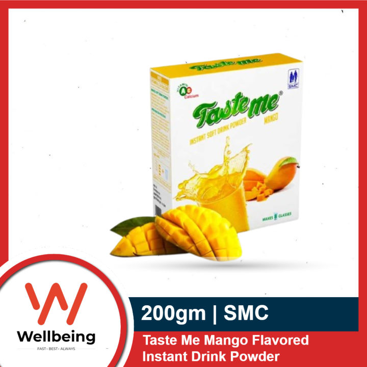 SMC Taste Me Mango Flavored Instant Drink Powder 200gm Box | Daraz.com.bd
