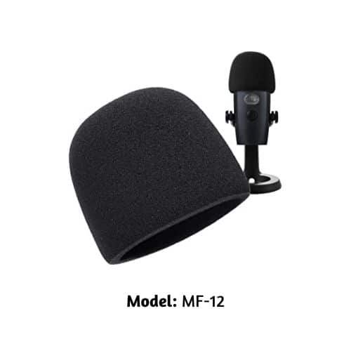 Windscreen Foam Cover - Model MF12 - Black | Daraz.com.bd