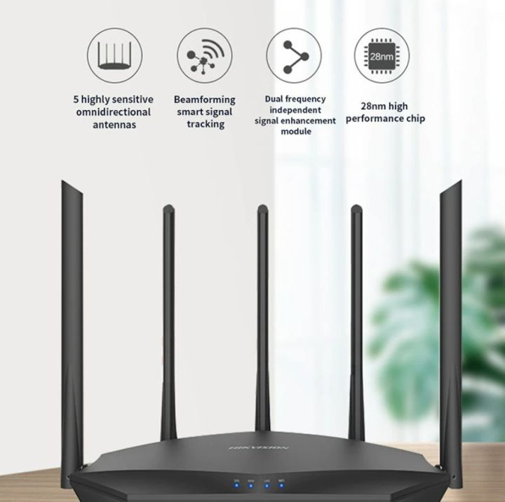 Hikvision DS-3WR12C AC1200 1200Mbps Dual Band WiFi Router | Daraz.com.bd