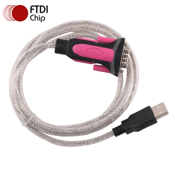 Ftdi Usb To Db9 9 Pin Port Male Connector Rs232 Adapter Serial ...