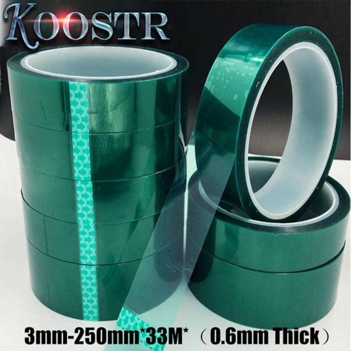 【VisioN Shop】Green Tape High Temperature Heat-resistant Adhesive Paper Tape for PCB Solder ...