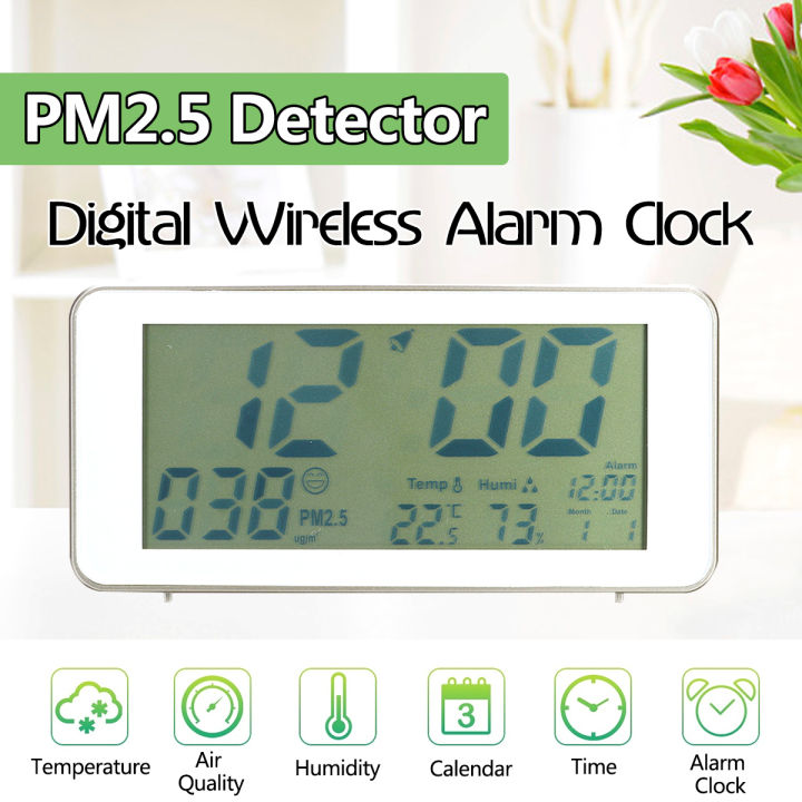Pick for you Electronic PM2.5 Detector Air Quality Tester Monitor Clock ...