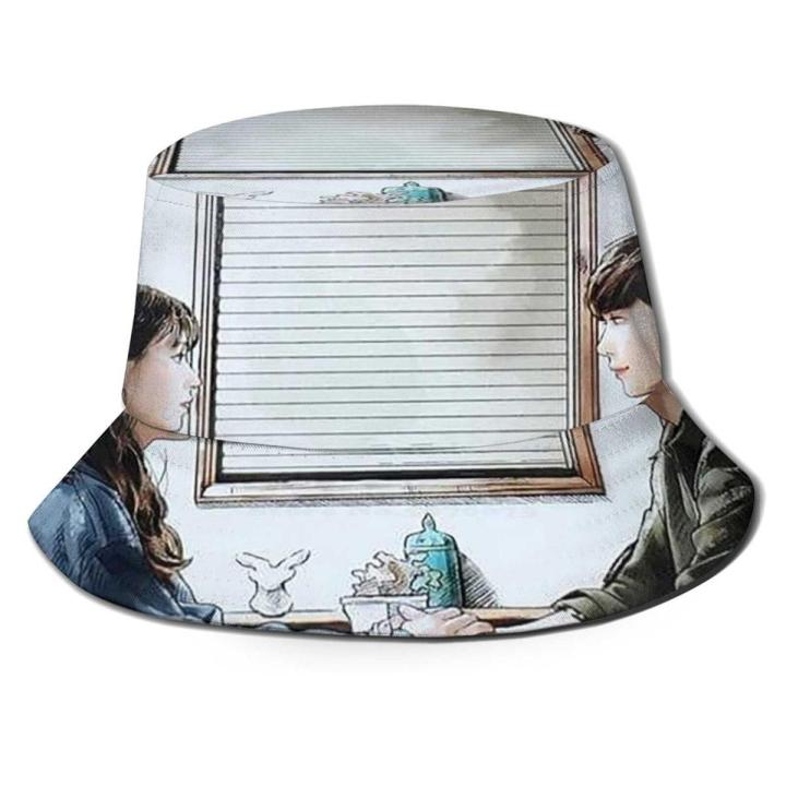 Drama W Pattern Hats Outdoor Hat Sun Cap Korean Korean Drama Boys Over ...