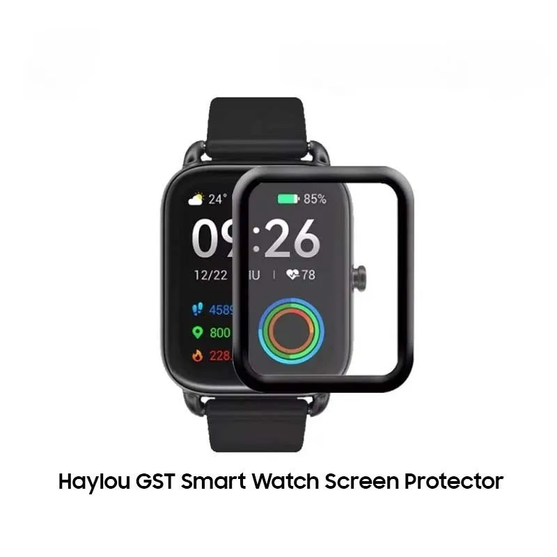Haylou GST Smart Watch Screen Protector Glass, Anti-Scratch Ultimate ...