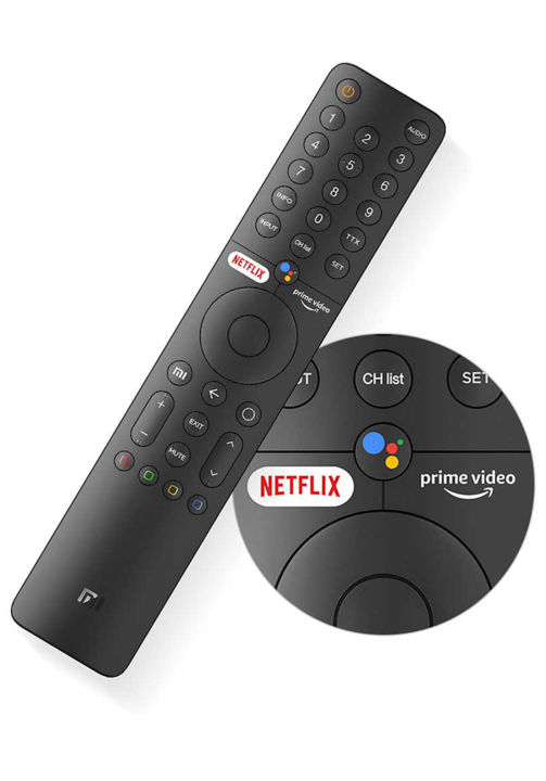 MI Bluetooth Remote Works With Xiaomi Smart TV, Google Voice Assistance ...