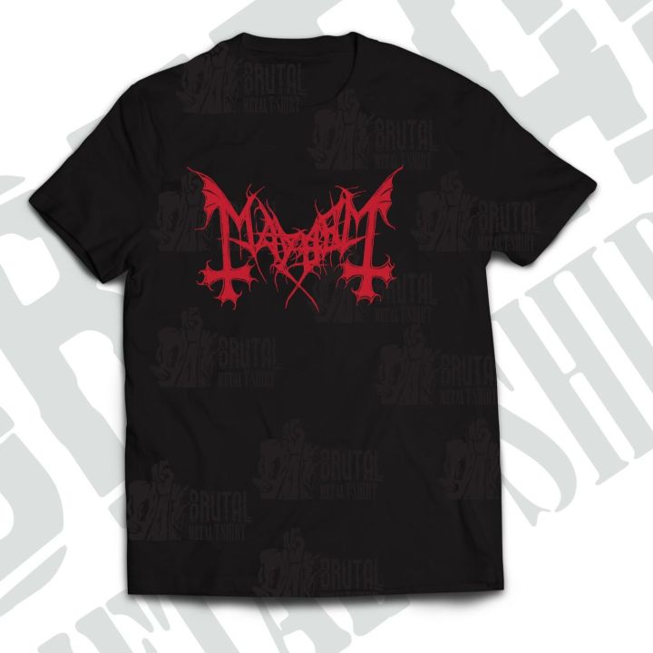 brutal metal t-shirt Mayhem logo | Daraz.com.bd