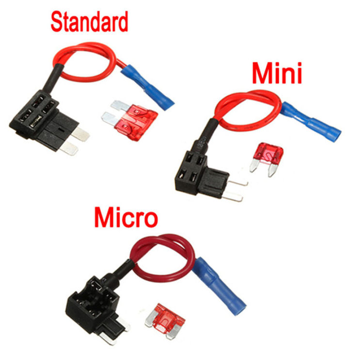 Car Fuse box 12v Holder Insurance ATM Adapte APM Tap Mini Blade Micro ...