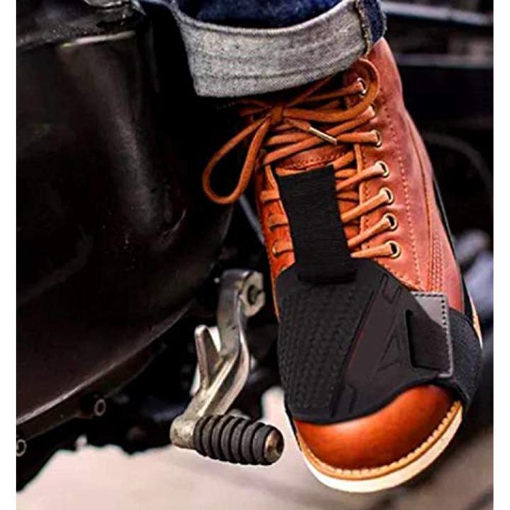 Motorcycle Men Shoes Protective Motorcycle Gear Shifter Shoe Protector ...