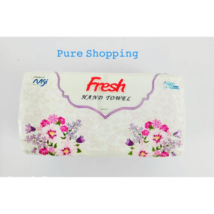 Fresh Hand Towel Tissue Paper 150 Pcs X 1 Ply 24 Box Bd