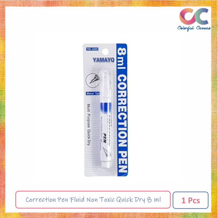 Correction Pen Fluid Non Toxic Quick Dry 8 ml 1 Pcs | Daraz.com.bd