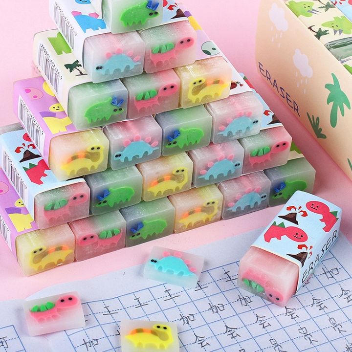 Dinosaur Erasers Cute Novelty Pencil Erasers, Fun Animal Erasers Bulk ...