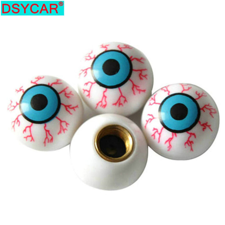 DSYCAR 4Pcs/Lot Eye Ball Wheel Valve Stem Caps Road Bicycle ...