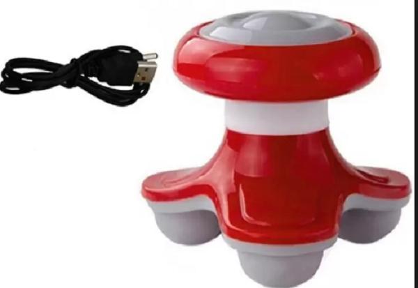 Mini Mimo Full Body Massager Battery & USB Power Multi Massager (Red ...