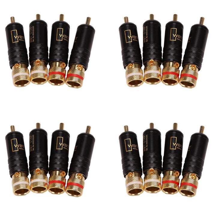16Pcs Rca Locking Plugs Audio Video Connectors | Daraz.com.bd