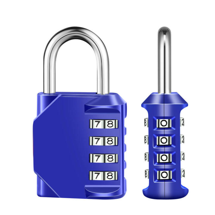 Combination Lock Padlock Color Locker Lock 4-digit Combination Lock ...