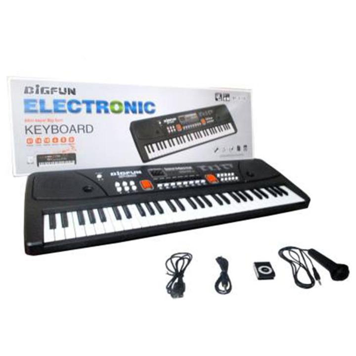 61 Keys Musical Keyboard Piano Toy with Microphone USB System Smooth ...