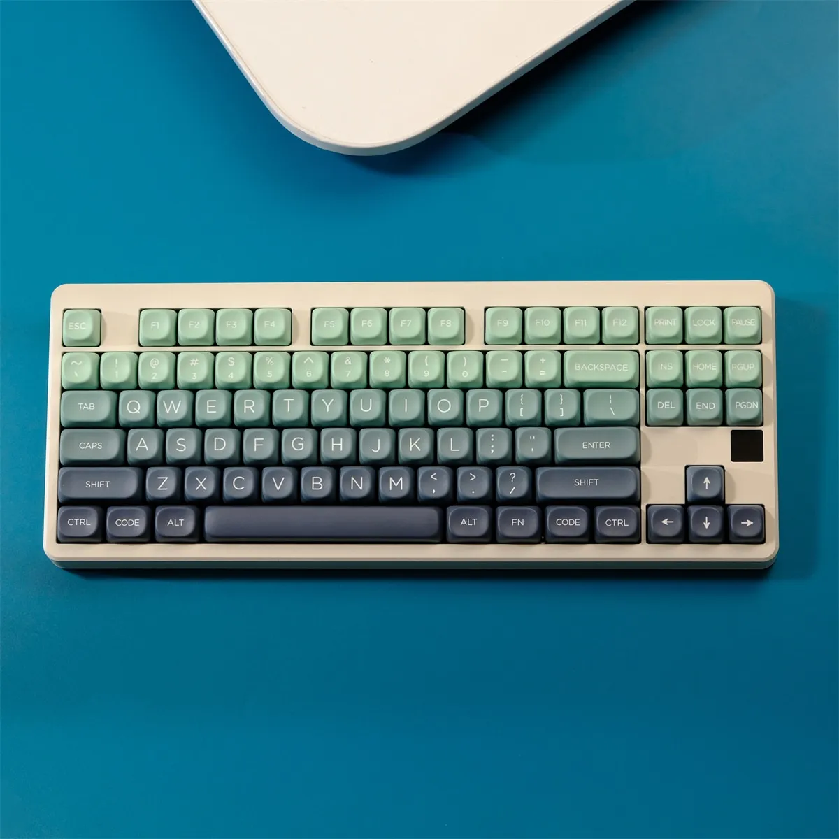 KBCaps Gradient Green Keycaps 126 Keys PBT Dye Sublimation MOA Profile ...