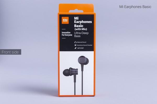MI Earphone Basic (with mic) Ultra Deep Bass, Mi In-Ear Black High ...