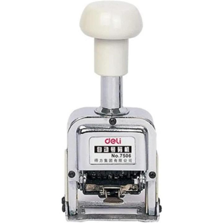 Deli 7506 Automatic Numbering Machine 6 Digits | Daraz.com.bd