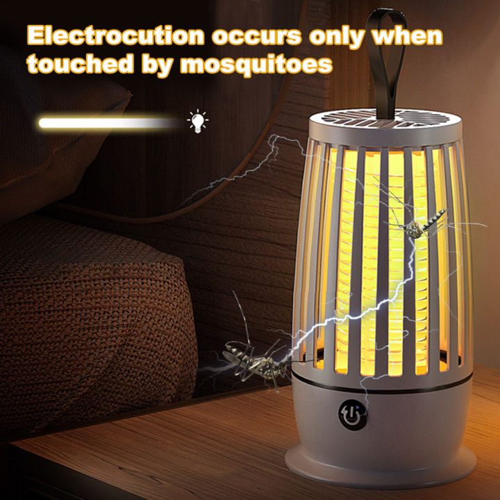 【The-Best】 Electric Fly Catcher USB Rechargeable Electric Mosquito ...