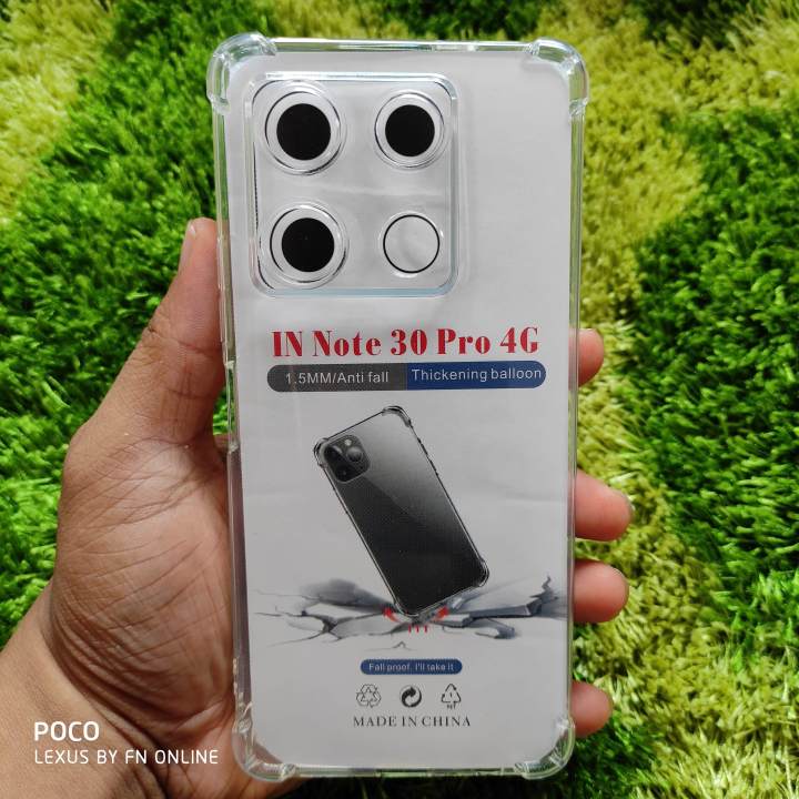 Infinix Note 30 Pro 4g, X678B Clear Cover Soft Thin Anti-Scratches ...