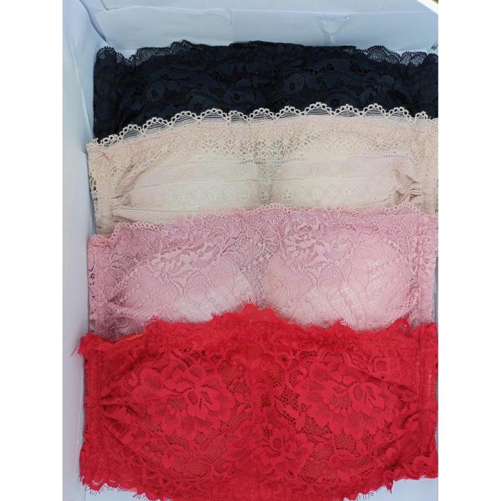 tub net padded bra with straps extra lace for sexy women & girls free ...