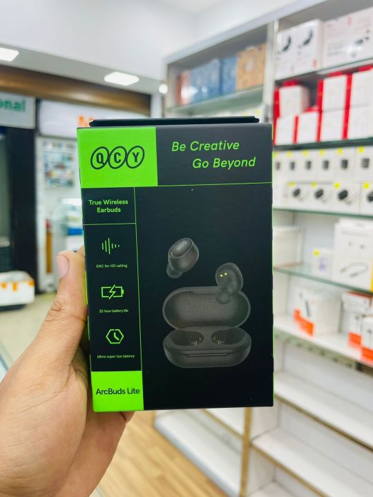 QCY ArcBuds Lite (T27) TWS Wireless Earbuds- 32 Hours Long Battery Life ...