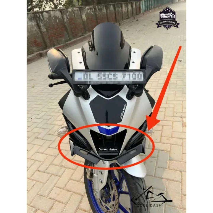 Motorcycle Front Winglet For YAMAHA R15M V4 Long Winglet | Daraz.com.bd