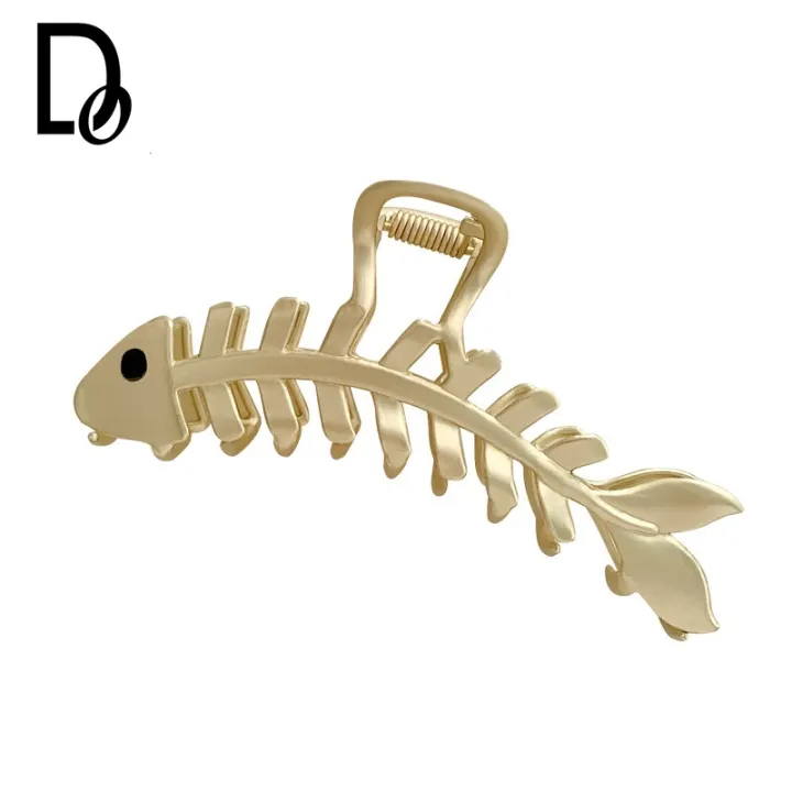 1Pc Fishbone Shark Clip Hair Claw Clip Accessories New 2025 | Daraz.com.bd