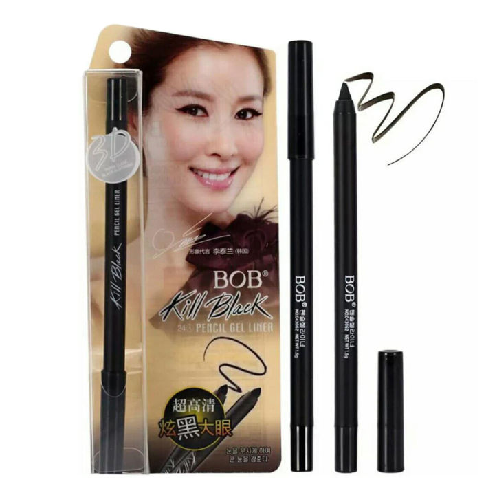 BOB Waterproof Pencil Eye Liner (Black) | Daraz.com.bd