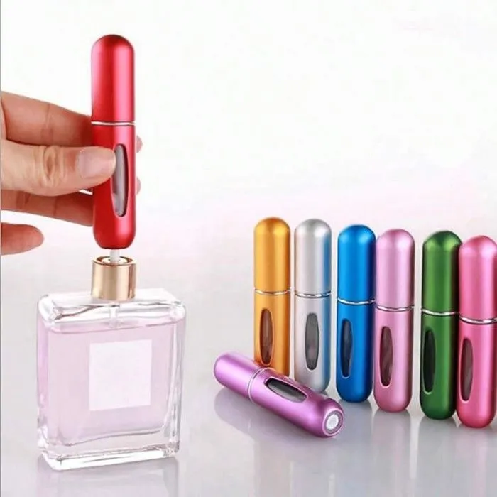 (2 Pcs)- 5ml Portable Mini Refillable Perfume Bottle | Daraz.com.bd