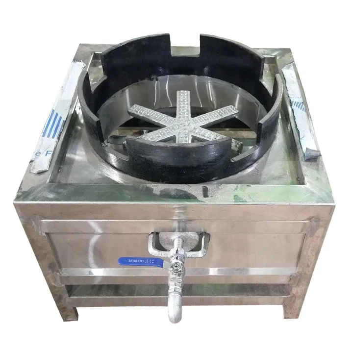Stainless Steel Commercial High Pressure Single Burner Gas Stove ...