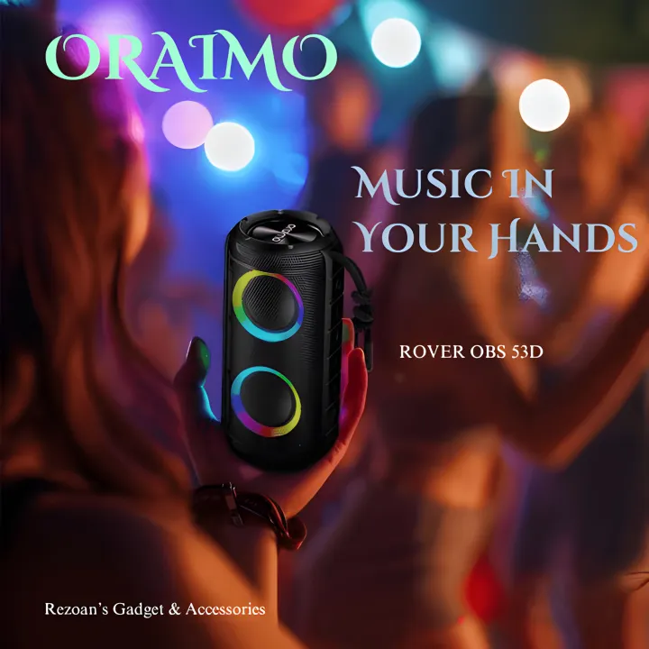 Oraimo Rover OBS 53D RGB portable wireless speaker | Daraz.com.bd