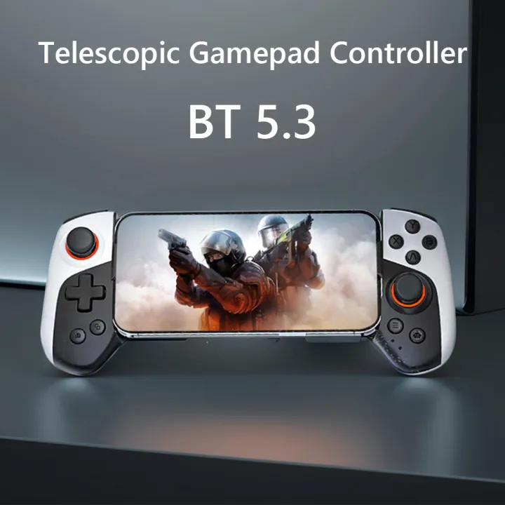 Wireless Gamepad Controller Bluetooth-Compatible5.3 Turbo/Back Button/Vibration Telescopic Game ...