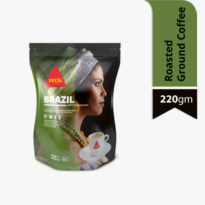 Delta Cafe Roasted & Ground Coffee (Brazil) 220gm | Daraz.com.bd