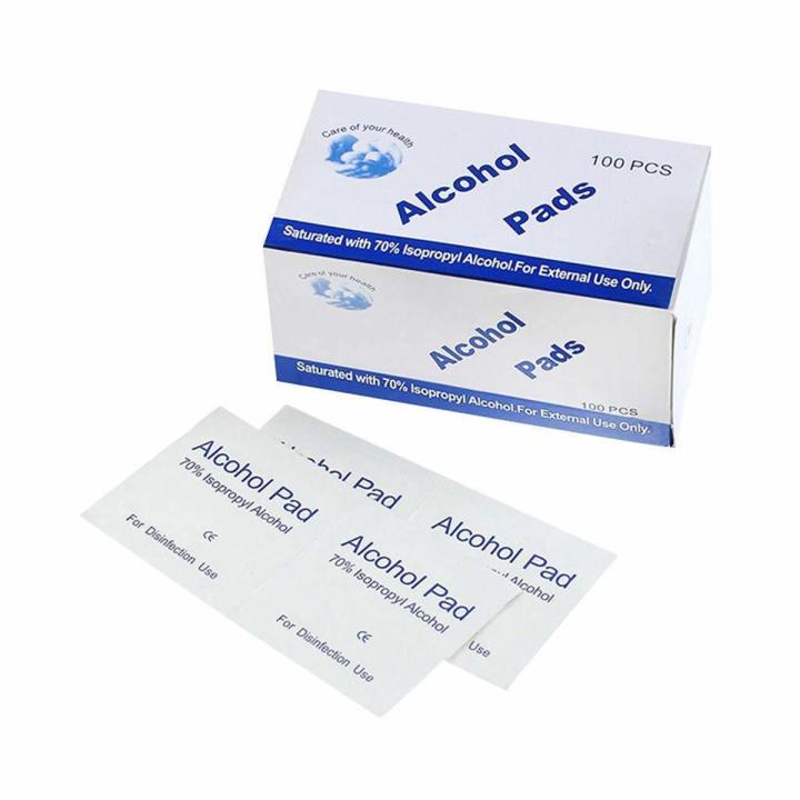 Alcohol Pad for disinfection use -100 pcs box | Daraz.com.bd