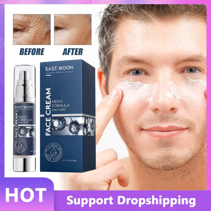 Men Anti Aging Face Cream Deep Moisturizing Tighten Smooth Skin Fade ...