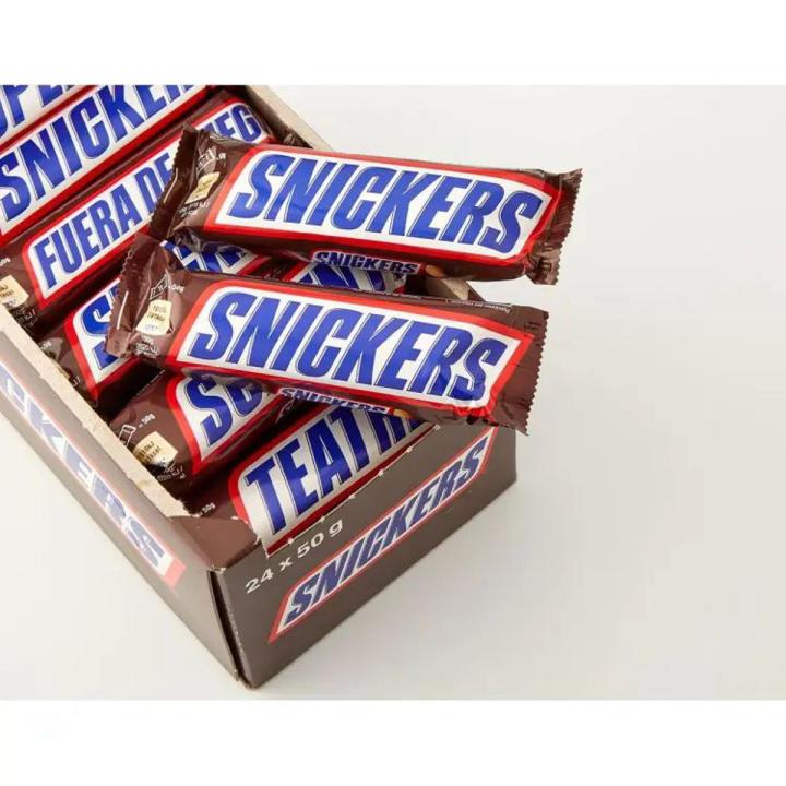 Dubai Snickers Chocolate Bar 50gmX Pack O... | Daraz.com.bd