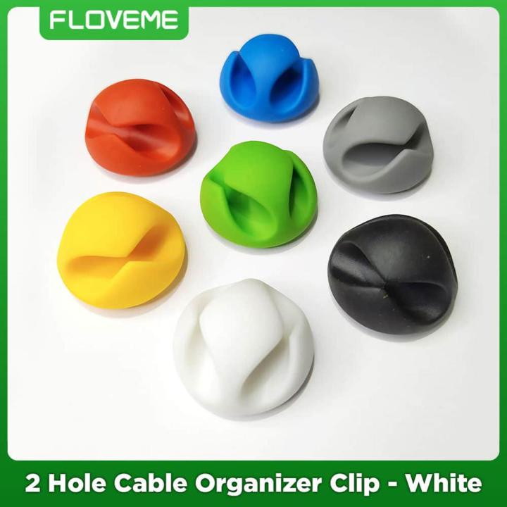 Floveme Cable Clip Self Adhesive Cable Organizer Wire Holder Cable ...