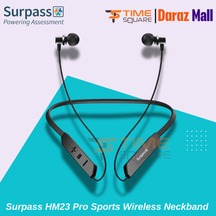 Surpass HM23 Pro Sports Wireless Neckband | Daraz.com.bd