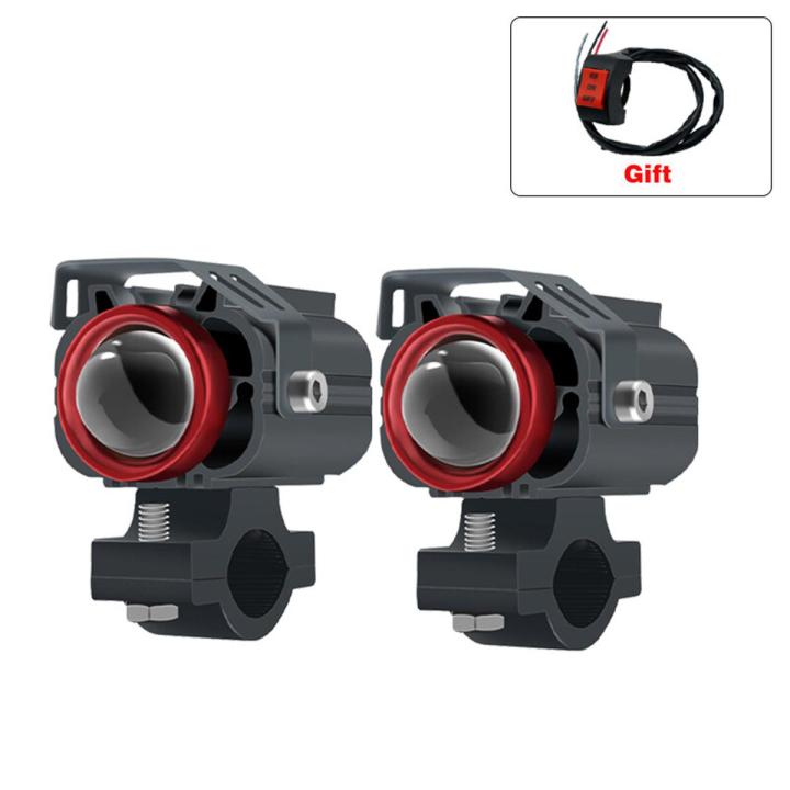 2Pcs Motorcycle LED Light Waterproof Light Electric Bicycle Headlight ...