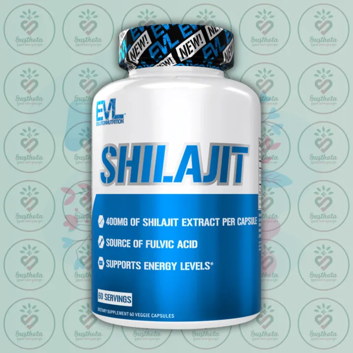 EVLution Nutrition Shilajit – 400 mg – 60 Veggie Capsules – with Fulvic ...