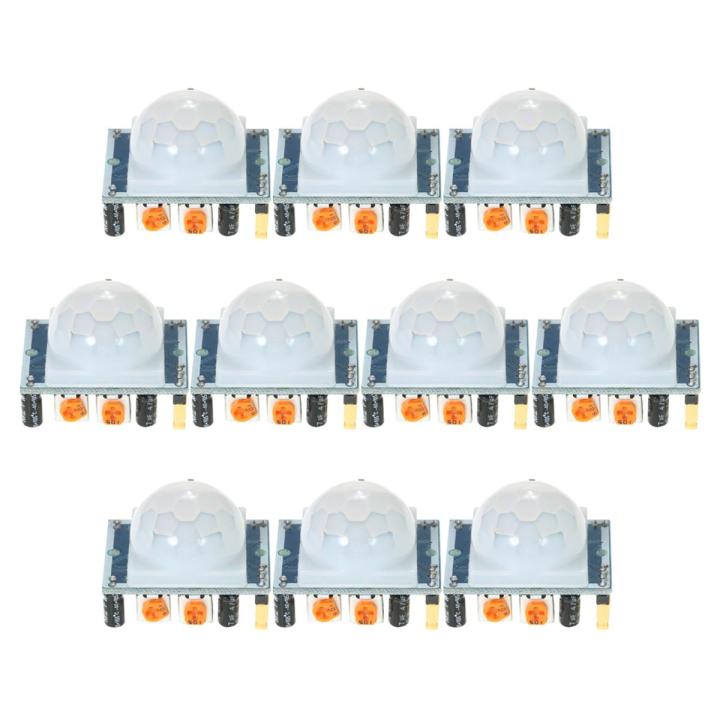 10pcs HC-SR501 IR Pyroelectric Infrared IR PIR Motion Sensor Detector Module | Daraz.com.bd