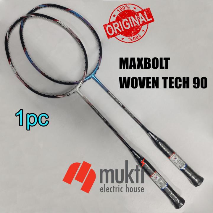 Korea Imported MAXBOLT WOVEN TECH 90 Unstrung Badminton Racket Bat ...
