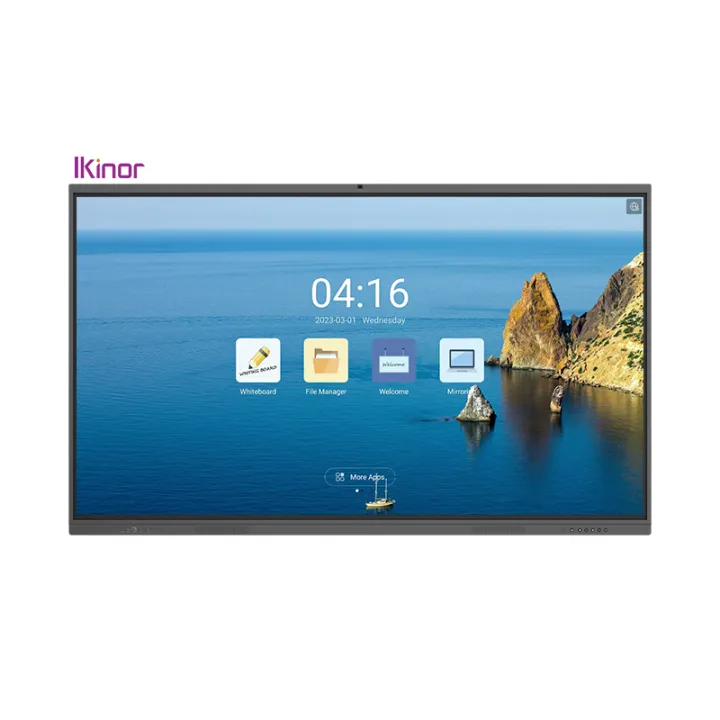 Ikinor factory 65 75 85 Inch Portable Freestanding Digital Smart TV UHD ...