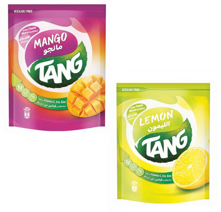 Tang Mango & Tang Lemon Flavoured Drink Mix with Vitamin C, D & Zinc ...