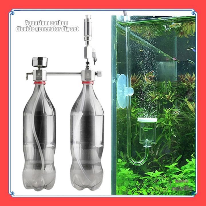 VibeVendor Aquarium DIY CO2 Generator System Kit with Solenoid Valve Bubble Counter for Aquarium ...